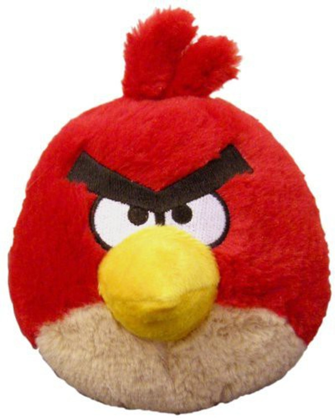 Red angry birds plush toy - nerybooth