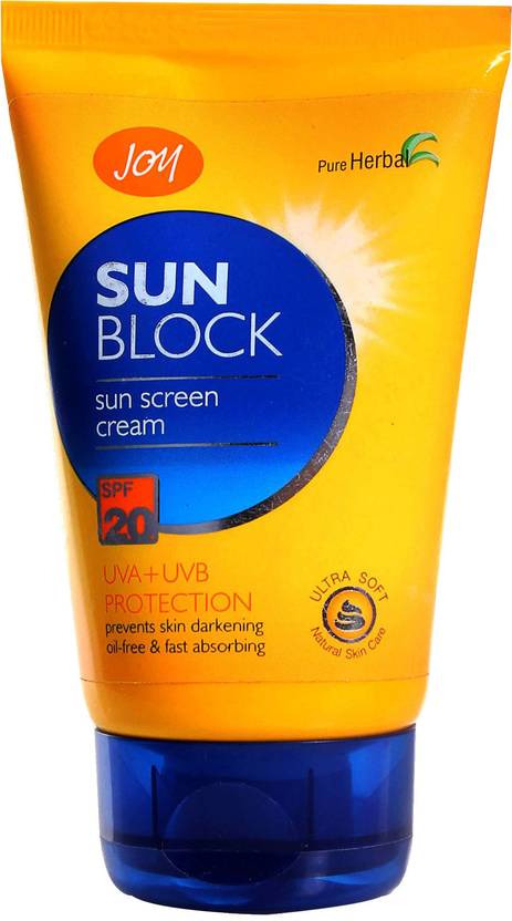Joy Sun Block Sunscreen Cream - SPF 20 - Price in India, Buy Joy Sun ...