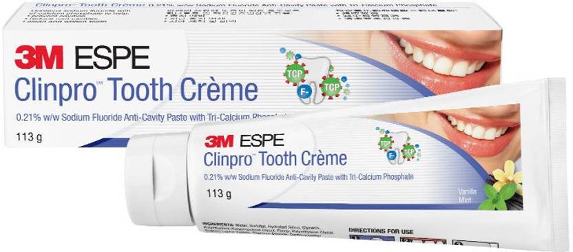 3M Clinpro Tooth Creme 0.21% Sodium Fluoride Anti-Cavity Toothpaste ...