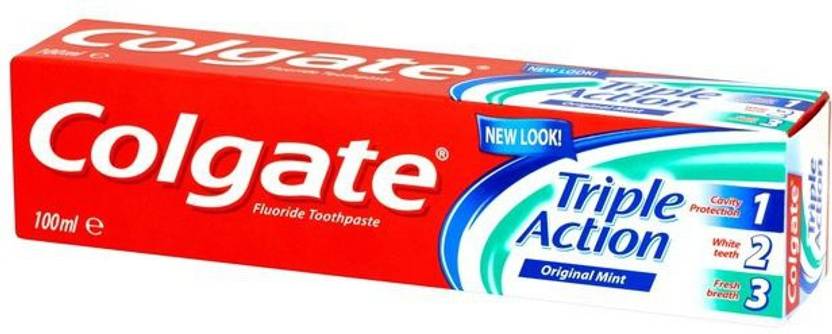 Colgate Triple Action 123 Original Mint - Buy Baby Care Products in ...