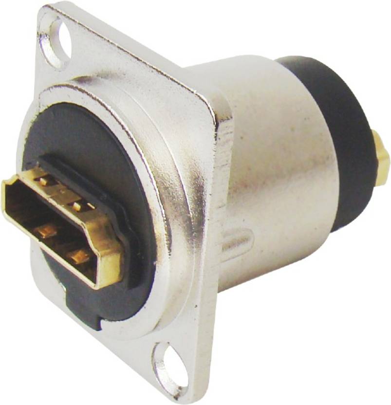 MX Hdmi Male to Female Extension Panel mount Adapter 1080p Full HD 2789 ...