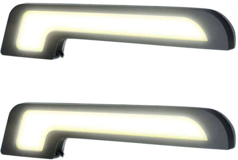 Speedwav COB L-Shape Daytime DRL Lights WHITE Set Of 2-Renault Kwid ...