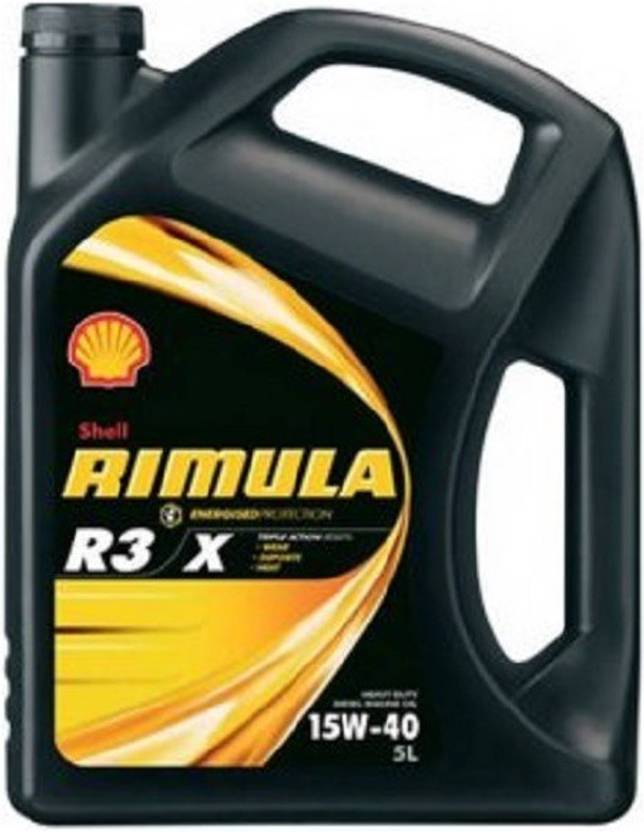 Shell RIMULA R3X 15W40 Synthetic Blend Engine Oil Price in India - Buy ...
