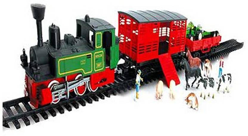 New-Ray 1:32 Scale Battery Operated Train Set - 1:32 Scale Battery ...