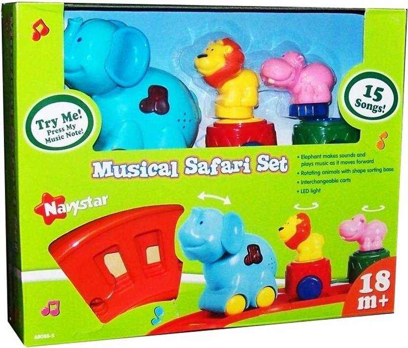 Navystar Electronic Toddler 12-piece Musical Light & Sound Train Set ...