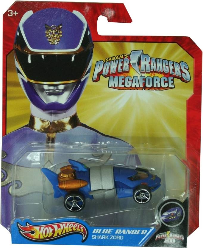 HOT WHEELS Power Rangers Megaforce - Blue Ranger Shark Zord - Power ...