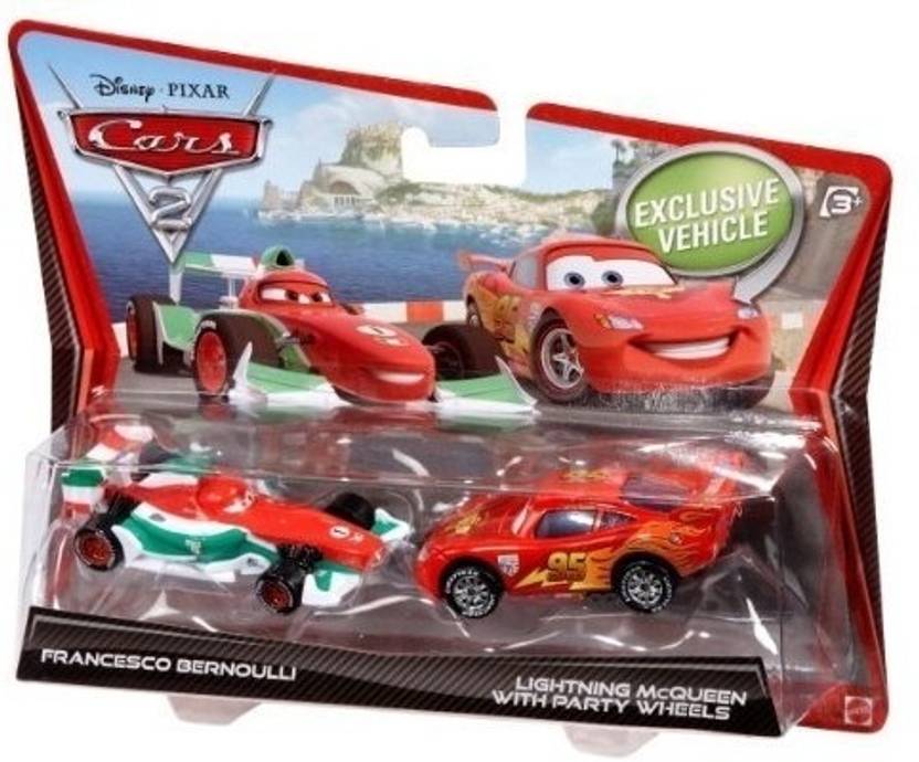 MATTEL Disney Pixar Cars 2 Movie 155 Die Cast Car 2Pack Francesco ...