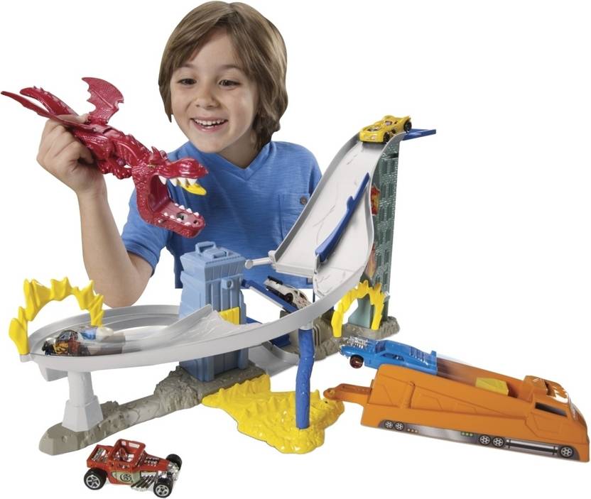 HOT WHEELS Dragon Destroyer Track Set - Dragon Destroyer Track Set ...