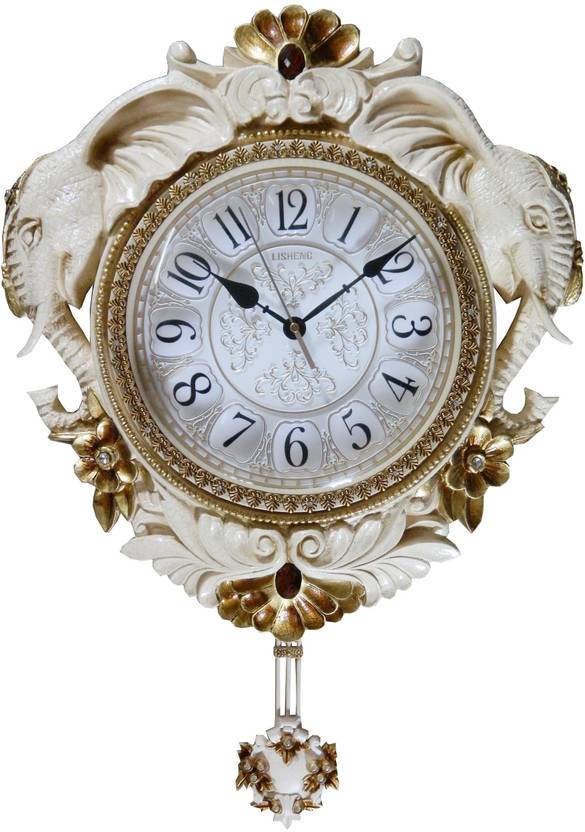 Lisheng Analog 60 cm X 40 cm Wall Clock Price in India - Buy Lisheng ...