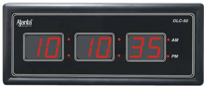 AJANTA Digital Wall Clock Price in India - Buy AJANTA Digital Wall ...