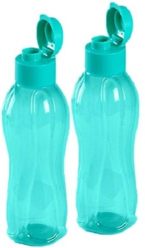 TUPPERWARE Tupperware Flip Top Bottle Green 750 ML - Pack Of 2 750 ml ...