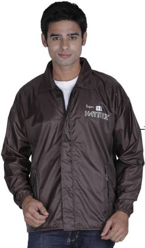 Civil Outfitters Basic Windcheater Solid Men Wind Cheater - Buy Brown ...