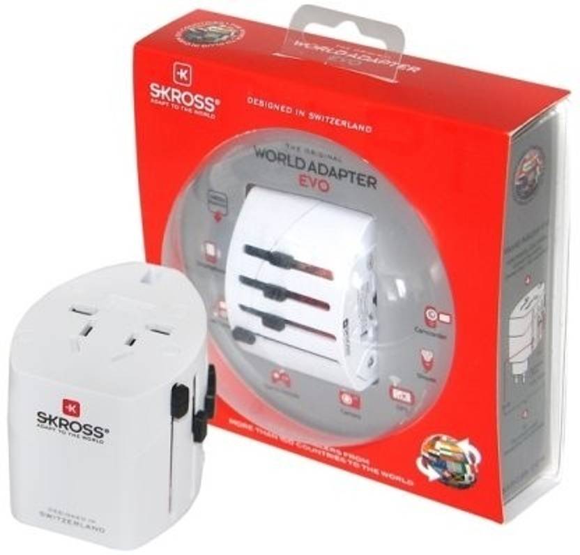Skross World Adapter Evo Worldwide Adaptor White - Price in India ...