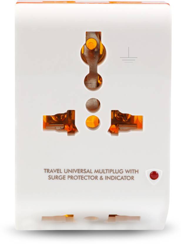 GM 3 Pin Multi Plug Worldwide Adaptor White - Price in India | Flipkart.com