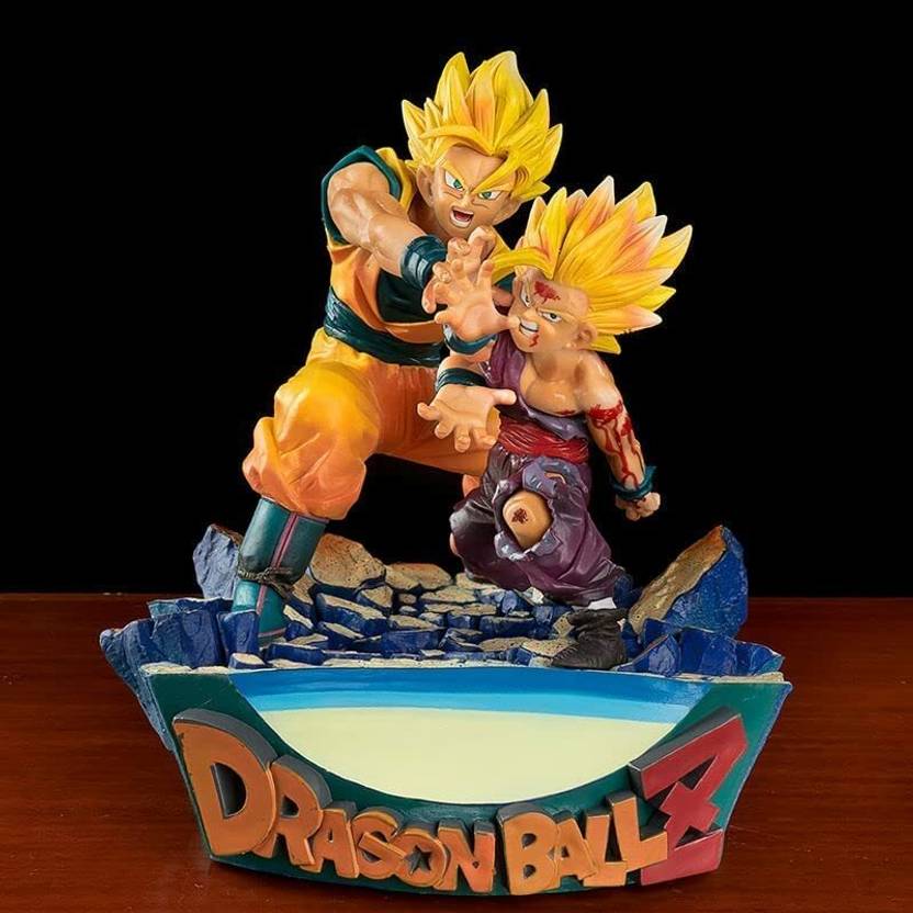 Masi Traders Dragon Ball Z Goku and Gohan Kamehameha Action Figure with ...