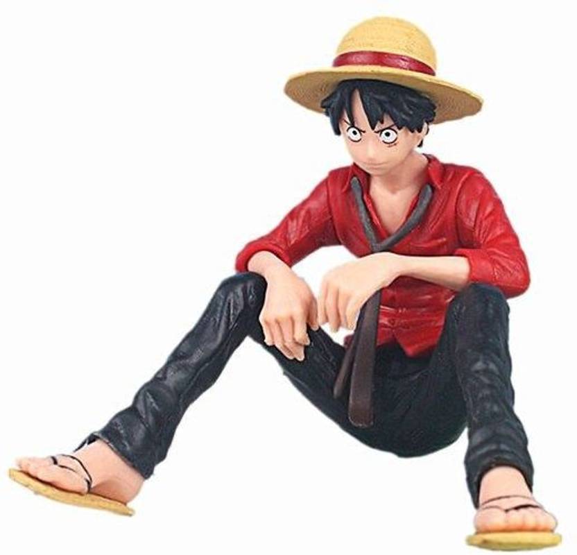 Mubco One Piece Monkey D Luffy Sitting Position Figure | Anime ...