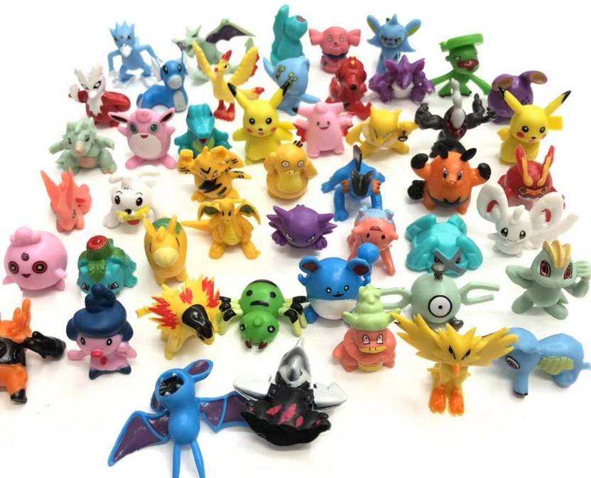 Delite Legendary POKEMON 23 Tiny Toys Cartoon Figures Cute Cake Toppers ...