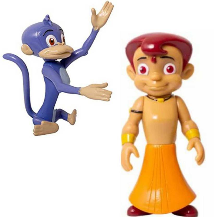 maitra Chhota Bheem & Jaggu Figure for Kid, Chhota Bheem Figures Toy ...