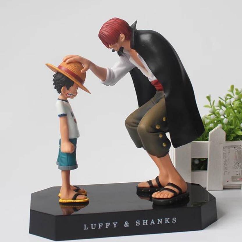 Mubco One Piece Luffy & Shanks Action Figure | PVC Anime Collectible ...