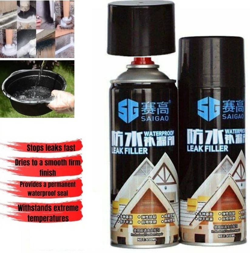 ZURU BUNCH Waterproof Leak Filler Spray Rubber Flexx Repair & Sealant ...