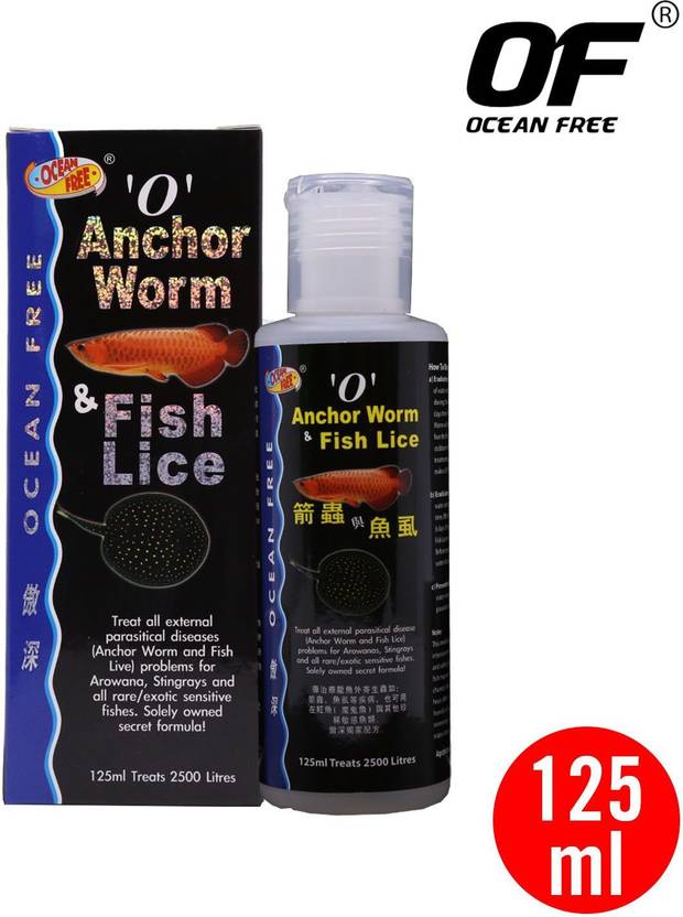 VAYINATO Ocean Free O Anchor Worm & Fish Lice, 125ML Aquarium Tool ...