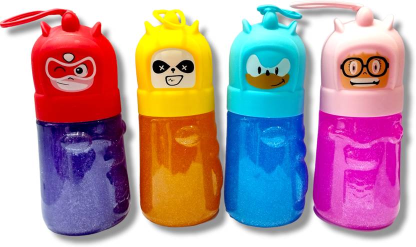 SABIRAT Crystal Mud Slime Bottle For Kids [Pack 1, Random Color ...