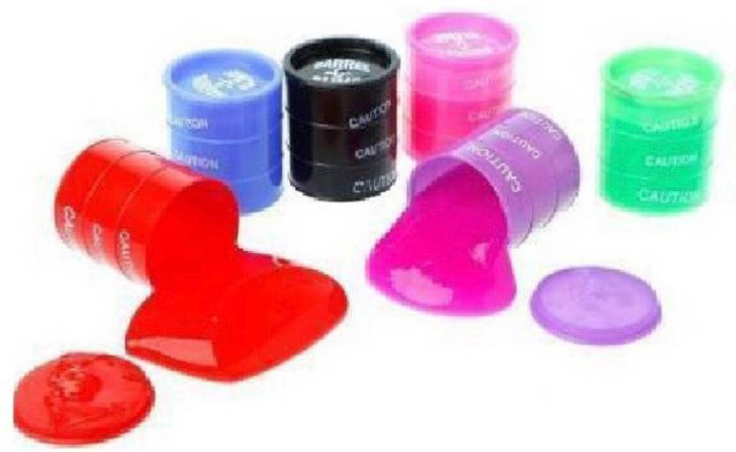 AB squar Barrel-O-Slime Non-Sticky Slime Set of 24 Multi Color Putty ...