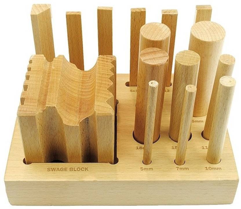 Flipkart.com | HAMMER MAN Wooden Swage Block Set Wood Forming Design ...