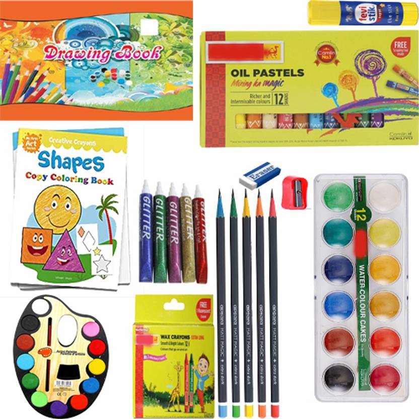 Flipkart.com | YAKONDA Drowing Book Kit/Colouring Book Kit/Art Set ...