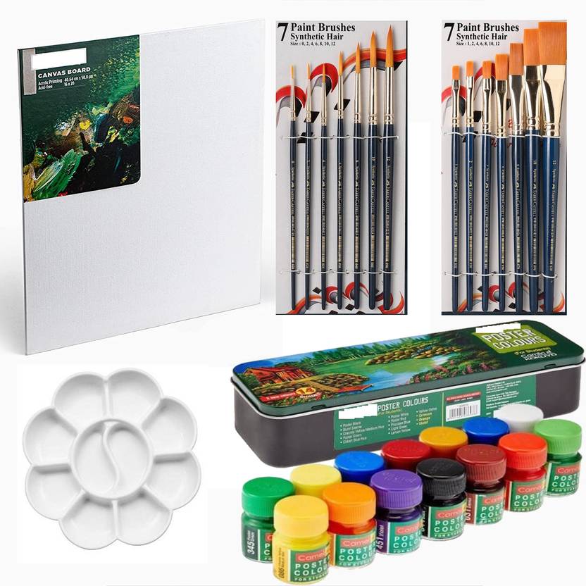 Flipkart.com | YAKONDA Colouring Kit/Drowing Kit/Poster Colours Kit ...