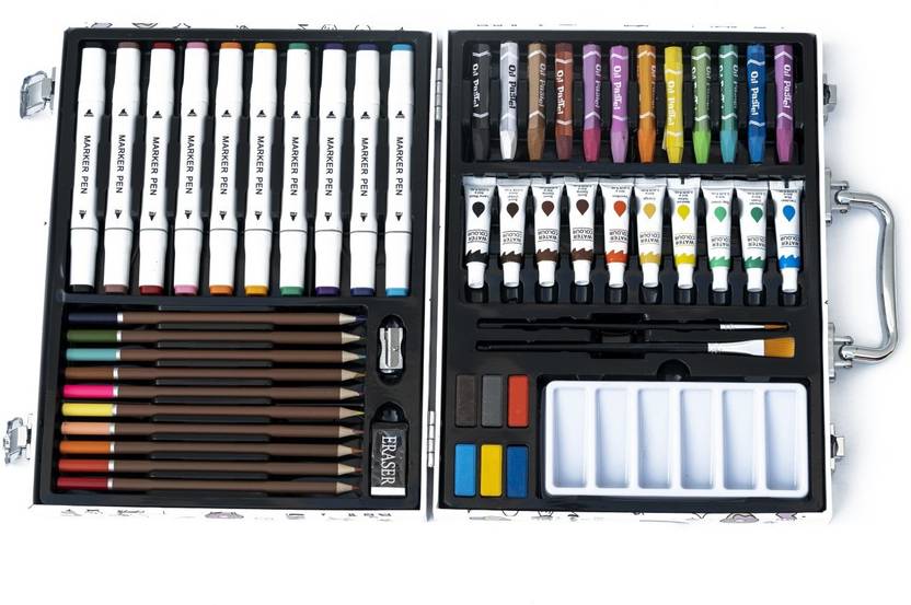 Flipkart.com | SHK Digitrade ArtKit -Portable 53 Pieces Drawing ...
