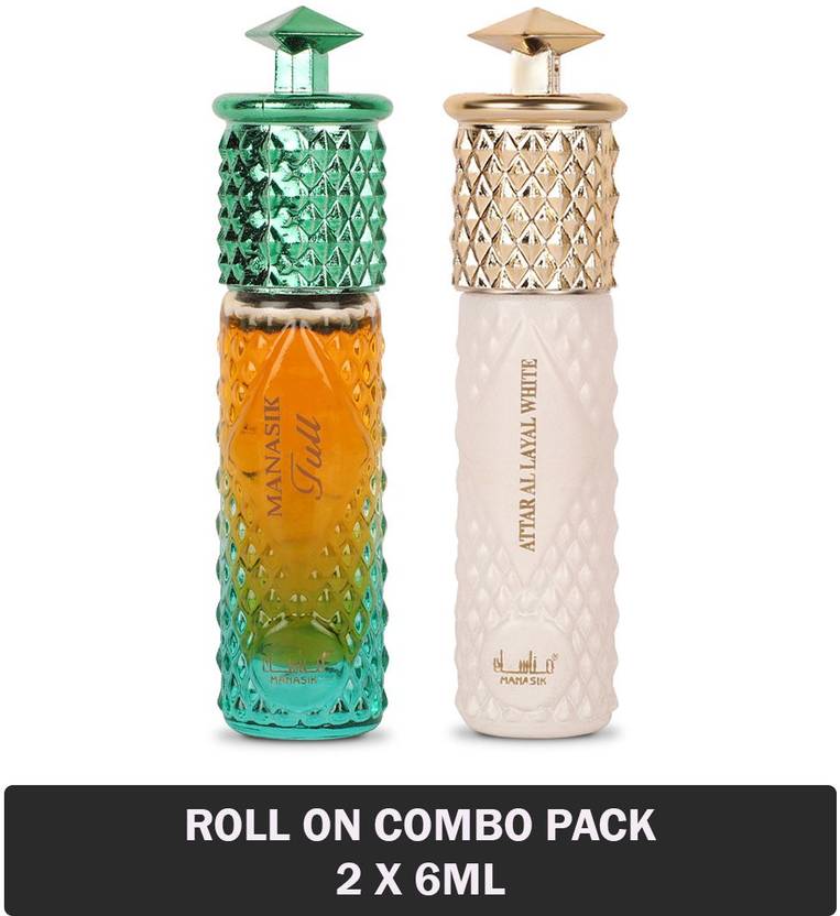 Manasik Full & Attar al Layal White Roll on Attar For Men & Women ...