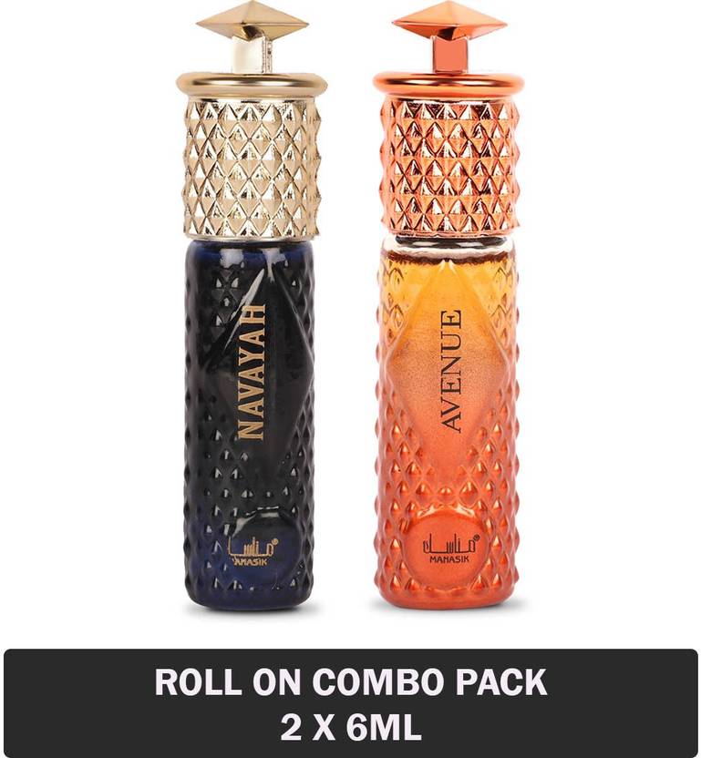 Manasik Navayah For Women & Avenue Long Lasting Roll on Attar For Men ...