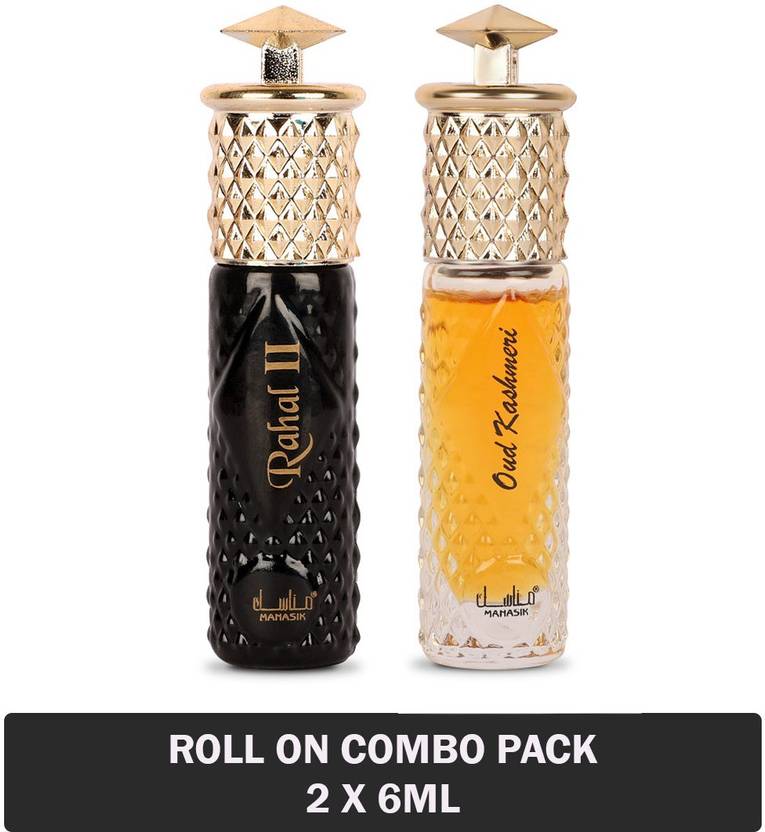 Manasik Rahal II & Oud Kashmeri Soothing Fragrance, Long Lasting Roll ...