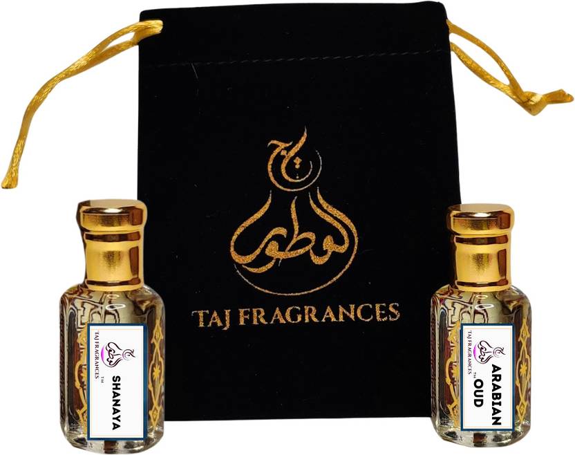 Taj Fragrances Combo Of Shanaya & Arabian Oud Attar for Unisex Perfume ...