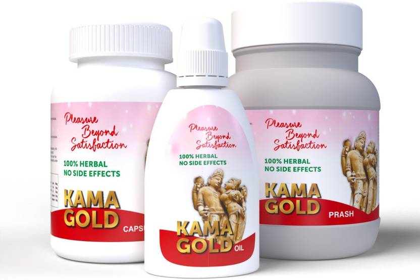 kama gold Ayurvedic Capsules, Prash & Oil for Men Power Booster Price ...