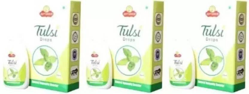 Ayur Sanskar Tulsi Drops Concentrated Extract of 3 Types of Tulsi ...