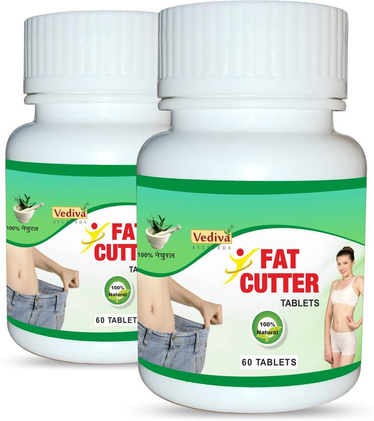 VEDIVA Fat Cutter Ayurvedic Formula for fat burn and weight loss Pack ...