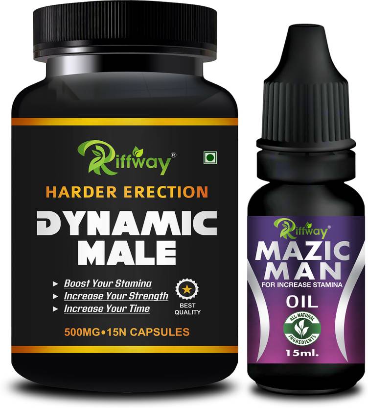 Riffway Dynamic Male Tablet & Mazic Man Massage Oil Stamina Capsule ...