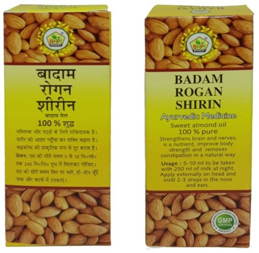 Bhpi Bharat Bharat Badam Rogan Shirin Sweet Almond Oil 100% Price in ...