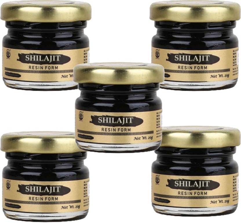 Vidhivedanta PURE SHILAJIT in Resin Form 20 gm (pack of 5) (20 X 5 ...
