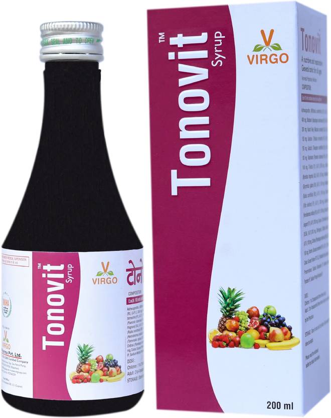 Virgo Tonovit Syrup: For Overall well-being, General Brain & Sexual ...
