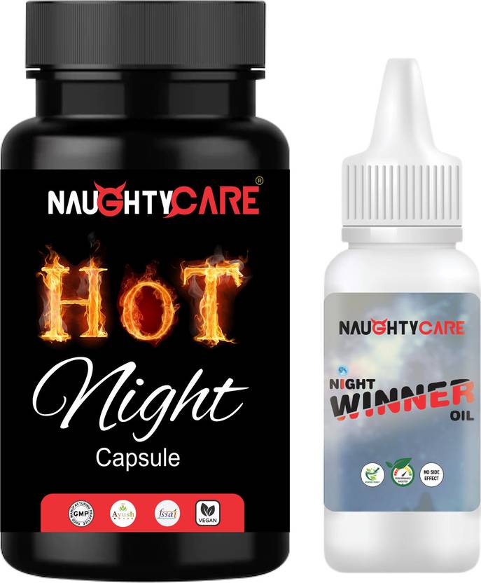 Naughty Care Hot Night Sexual Capsule&Night Winner Oil for Men ...