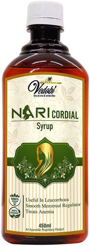 VEDOBI Nari Cordial Syrup 450 ml | Pcod Pcos Medicine | Ayurvedic ...