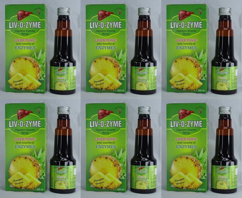 DEE INDIA HERBALS Liv-O-Zyme Syrup Digestive Enzyme (225 Ml) Price in ...
