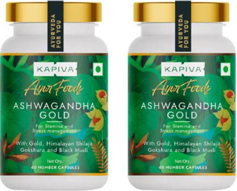 Kapiva Ashwagandha Gold Capsules Price in India - Buy Kapiva ...
