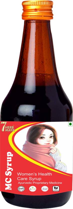 7Herbmaya MC Syrup for PCOD, irregular Periods & Delay Periods Price in ...