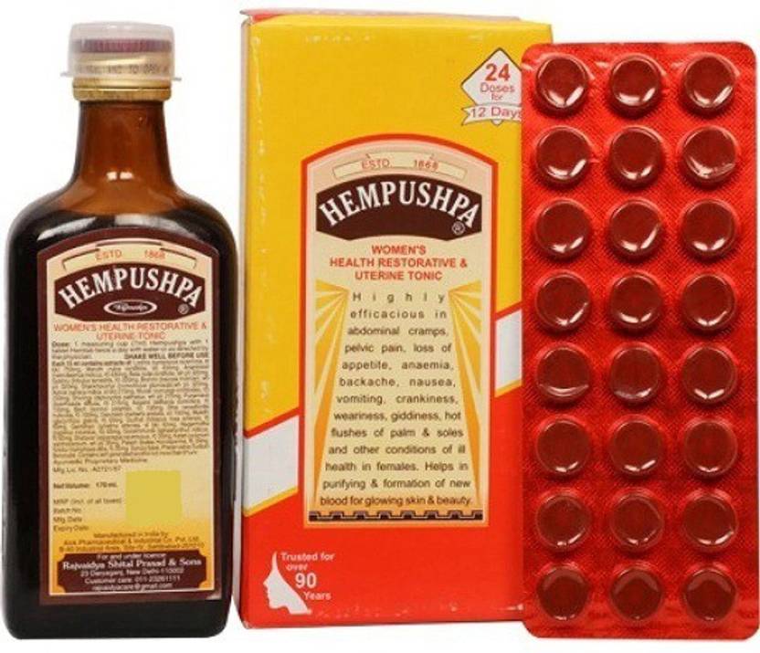 Hempushpa WOMEN S HEALTH RESTORATIVE AND UTERINE TONIC 170ml Syrup ...