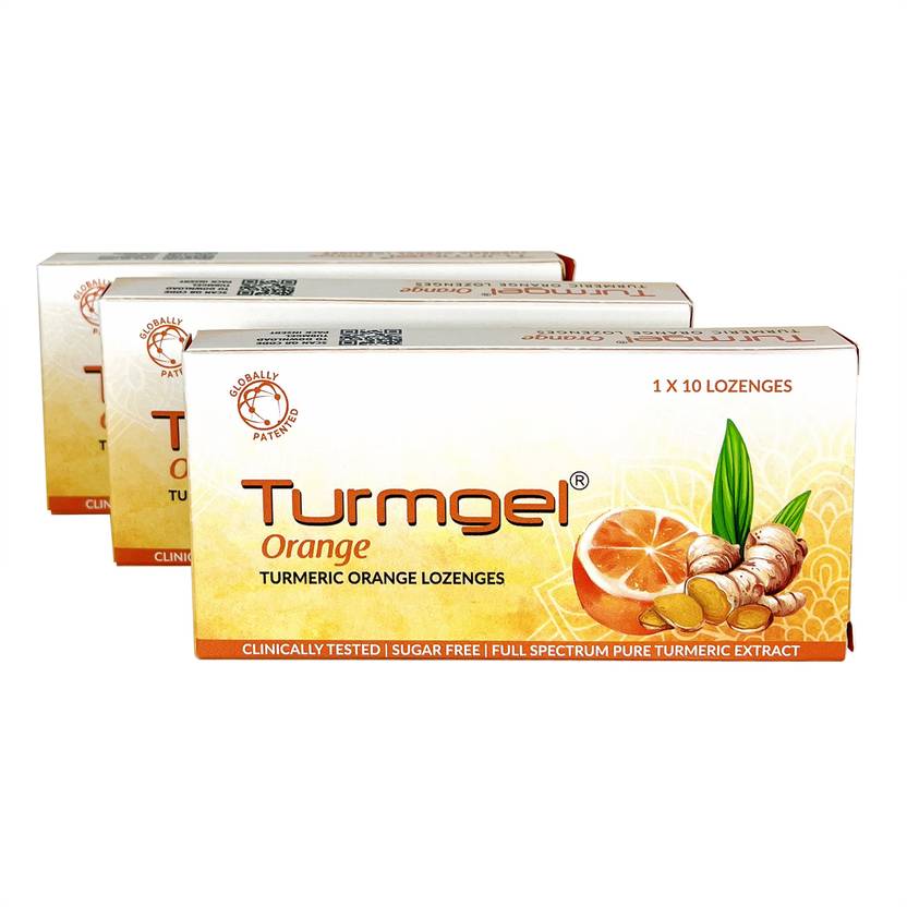 Turmgel Orange Pack of 30 | Turmeric Lozenges | Higher Absorption than ...