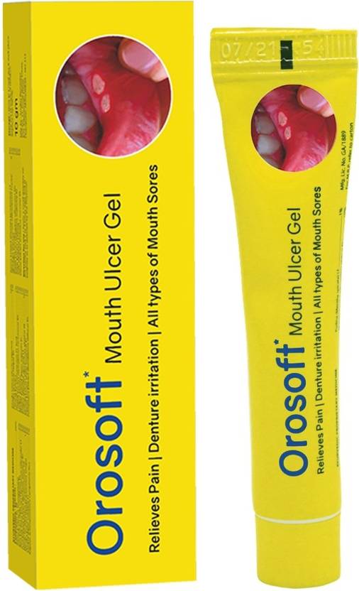 orosoft Mouth Ulcer Gel 10 gm | Reduces Mouth Ulcers| 100% Ayurvedic ...